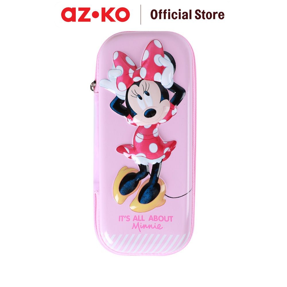 Jual AZKO Disney Tempat Pensil 3d Hardcase Minnie Mouse Tempat Pensil ...