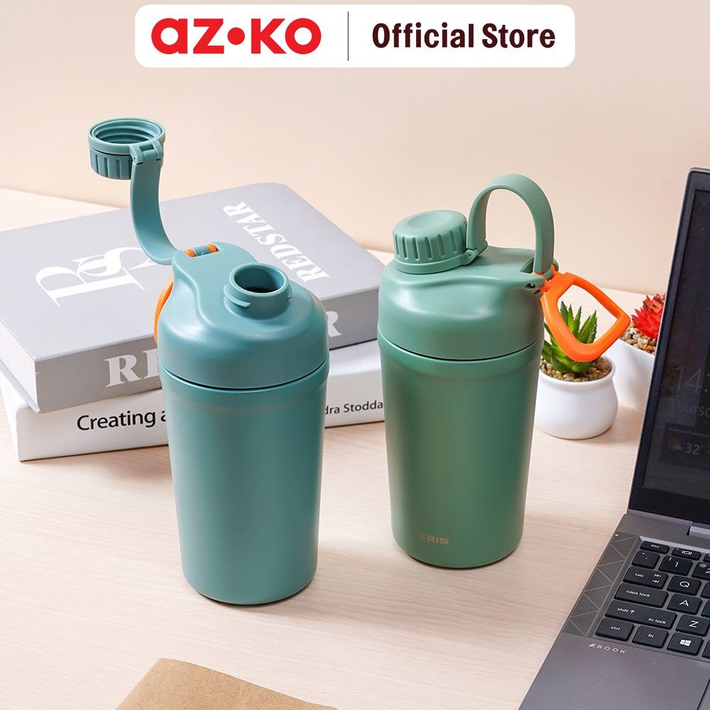 Jual AZKO Kris Tori Botol Vacuum Flask Stainless Steel 600 ml - Hijau ...