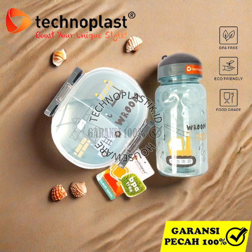 Jual TECHNOPLAST Cool Truck Sealware 520Ml | Lunch Box | Kotak Bekal 520Ml | Shopee Indonesia