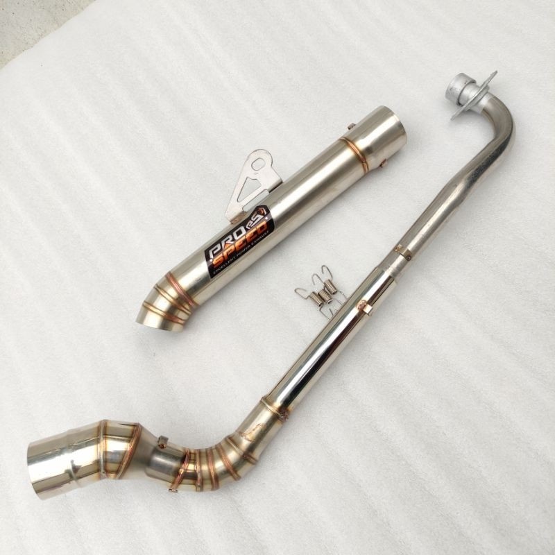 Jual Pro speed exhaust super open spec pipe canister 51mm 1set for xrm ...