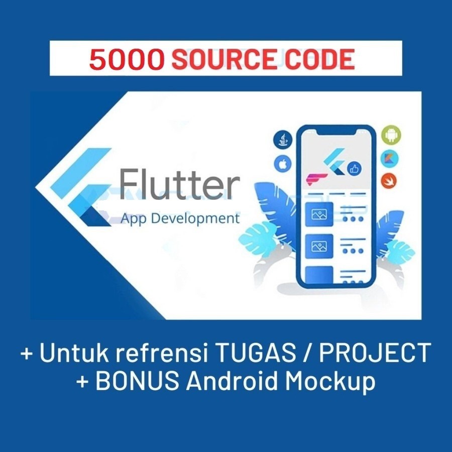 Jual 5000 Source Code Android Flutter + BONUS | Shopee Indonesia