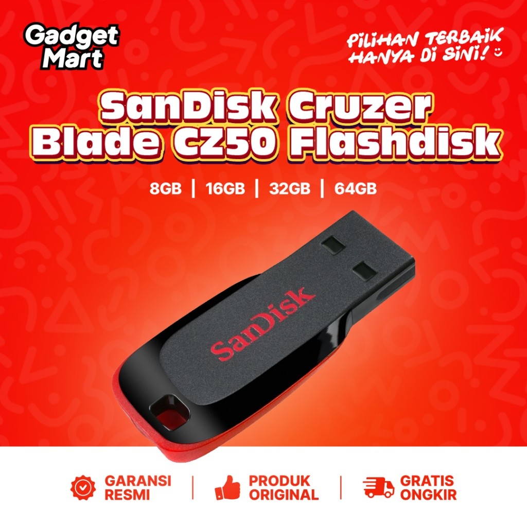 Jual SanDisk Cruzer Blade CZ50 Flashdisk | Shopee Indonesia