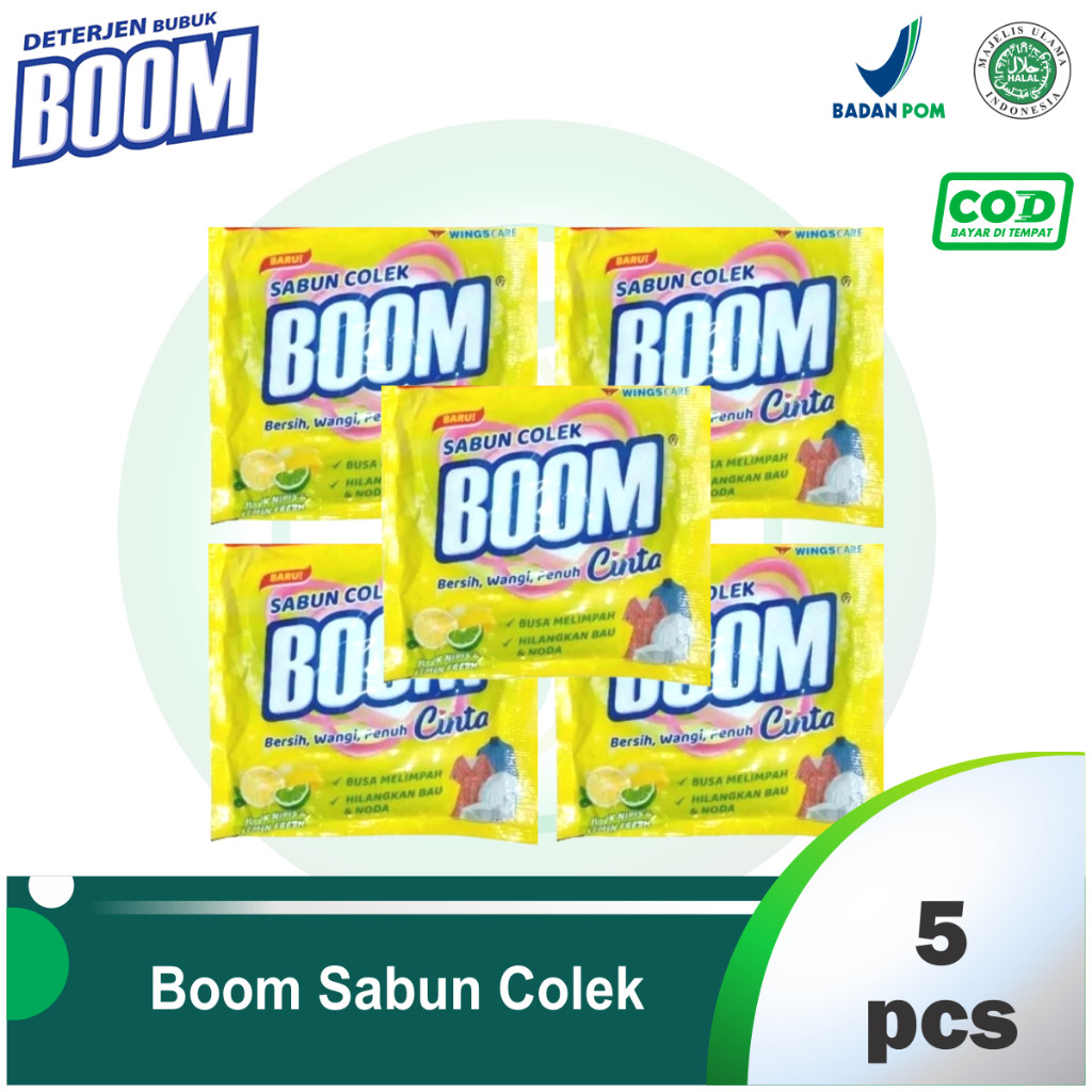 Jual Boom Cinta Sabun Colek 145gr - 5pcs | Shopee Indonesia