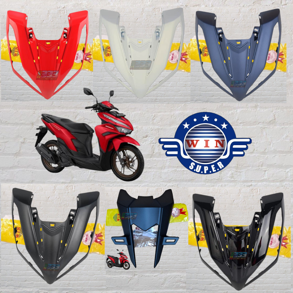 Jual cover front top dasi dudukan nopol depan panel tameng dada depan vario 125 new gen 2 K2V ...