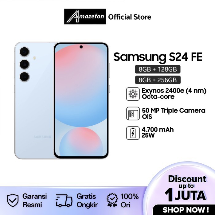Jual Samsung Galaxy S24FE S24 FE 8/256 GB Graphite Grey Blue Garansi ...