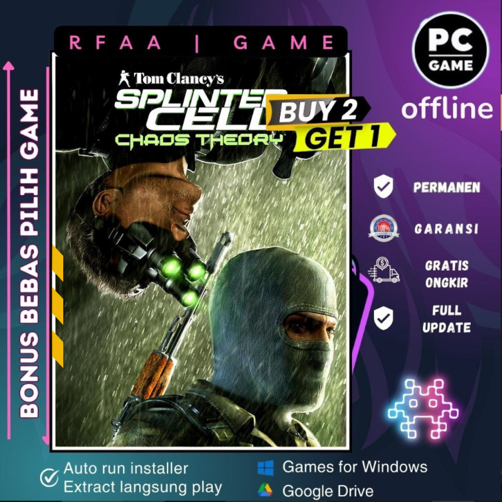 Jual TOM CLANCYS SPLINTER CELL CHAOS THEORY | GAME PC - LAPTOP - DL | Shopee Indonesia