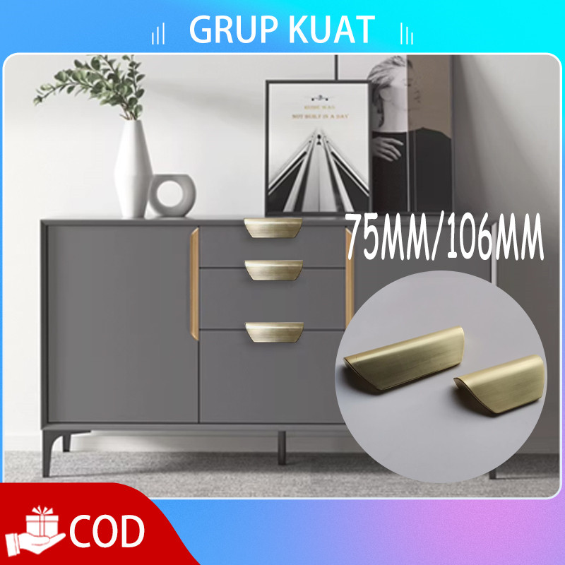 Jual Curve Laci Handle Pull Handle Emas Gold Minimalis Handle Tarikan ...