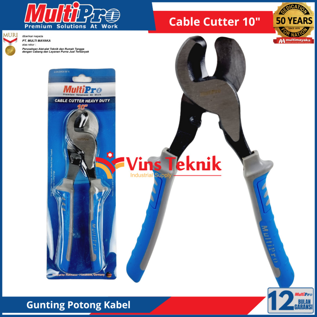 Jual Gunting Kabel Tang Potong Kabel Cable Cutter 10" Multipro HEAVY ...