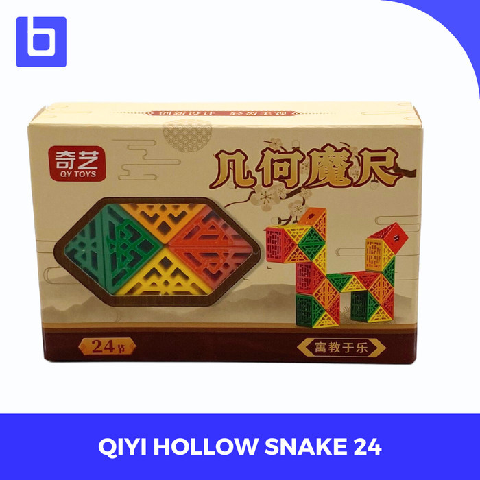 Jual Cube Snake Qiyi Snake Hollow Rainbow / Macaron 24 36 48 60 72 ...