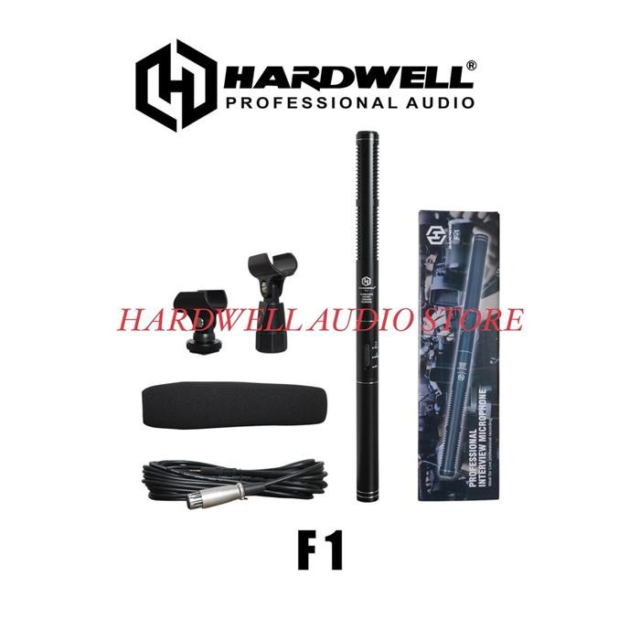 Jual Mic Kabel Condensor Hardwell F1 / F1 Original Shotgun Microphone ...