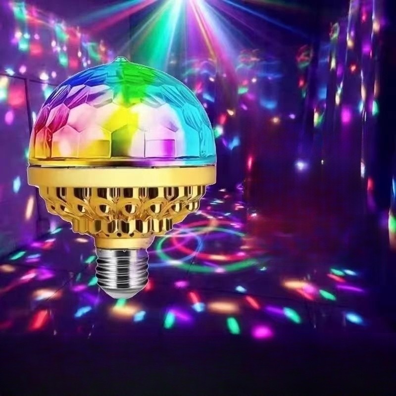 Jual [Cans88] Lampu Disco Putar 7 Warna / Bohlam Lampu Disco Magic Ball ...