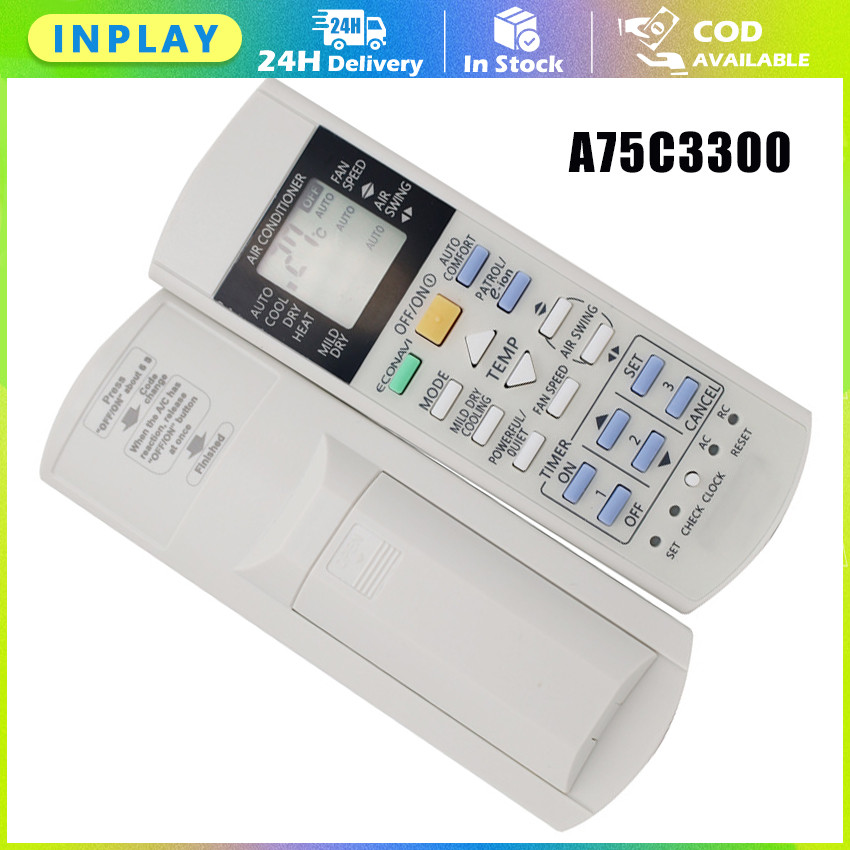 Jual Remote AC Panasonic Universal A75C3300 / Cocok untuk Split ...