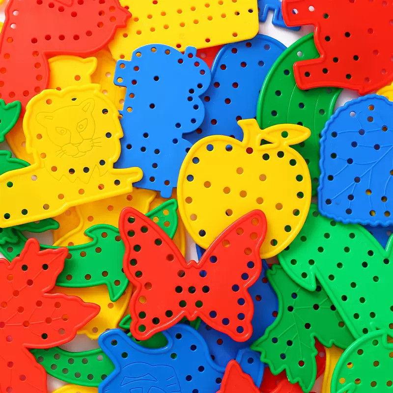 Jual Threading Toys Montessori Educational Fine Motor Skills ...