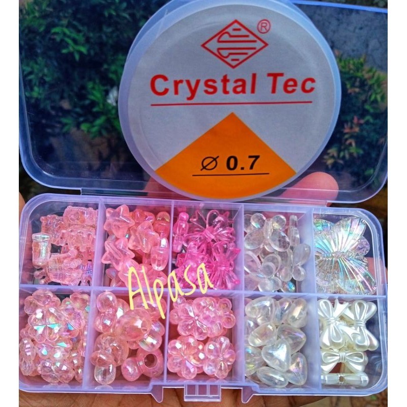 Jual Set Mote Manik Bahan Kerajinan Anak Anak / 1 Set Manik Manik ...