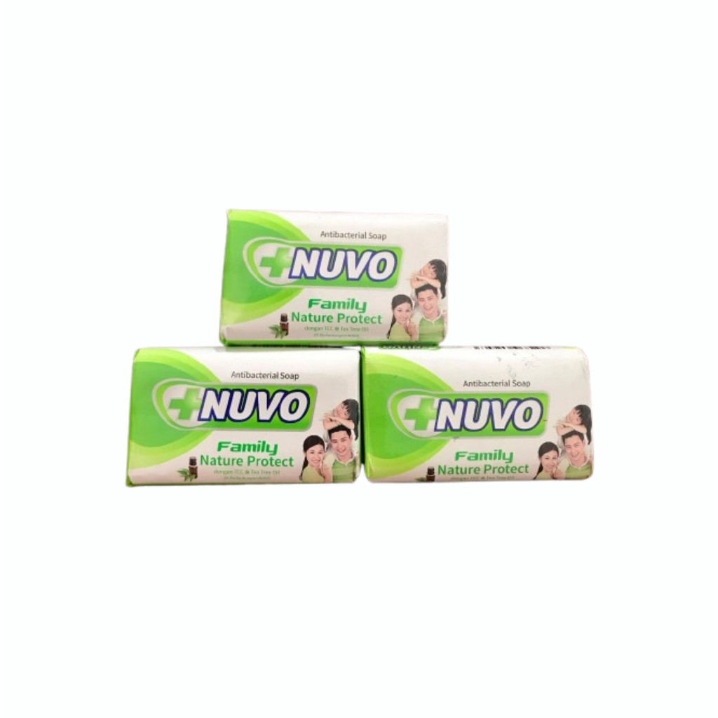 Jual BAR SOAP Sabun Nuvo Family Hijau 72 gr | Shopee Indonesia
