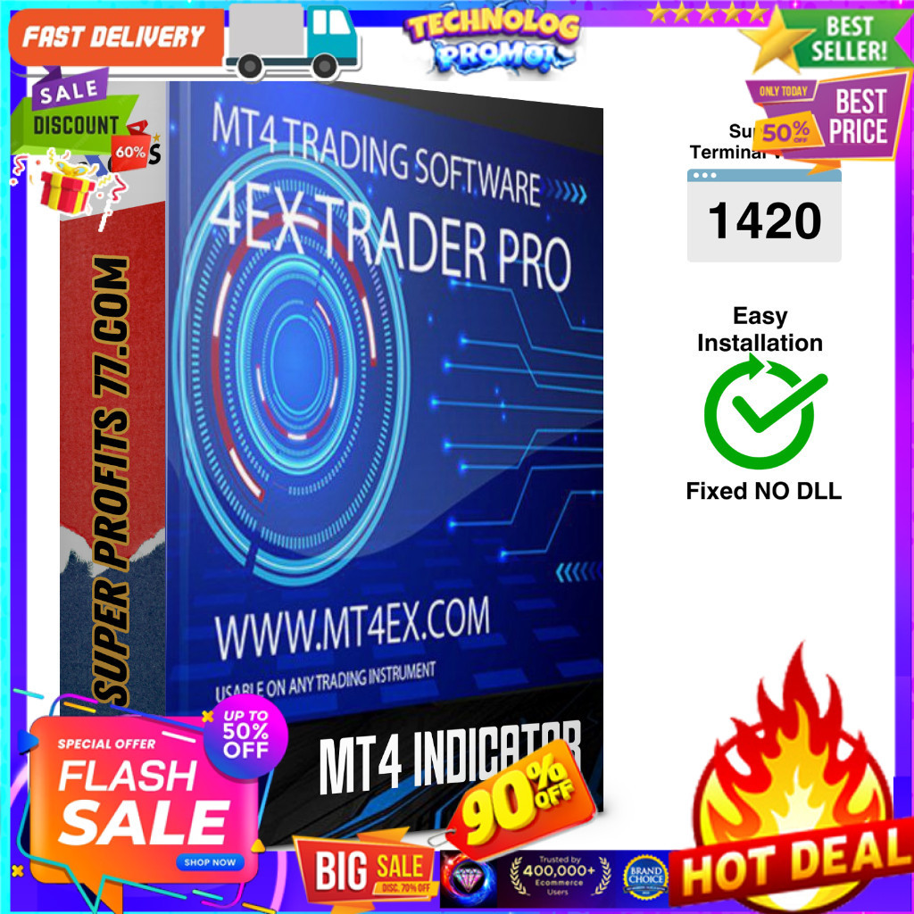Jual Indikator Trading MT4 4EX Trader Pro Indicator | Shopee Indonesia