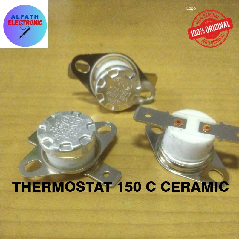 Jual Thermostat 150 C 250V 10A Ceramic Termostart Keramik 150 Derajat Kualitas Bagus | Shopee ...