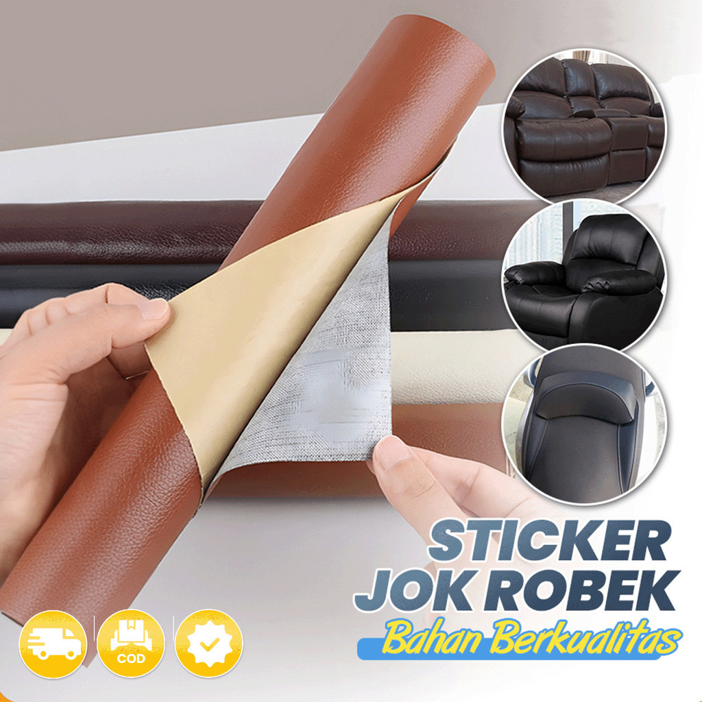 Jual sticker sofa Sticker Kulit Sofa bahan kulit Kulit Perbaikan Diri ...