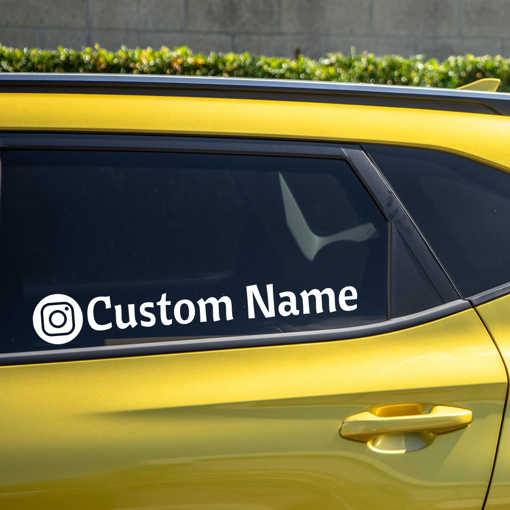 Jual Sticker Custom Mobil Social Media Sign Vinyl Stickers For Car Body ...
