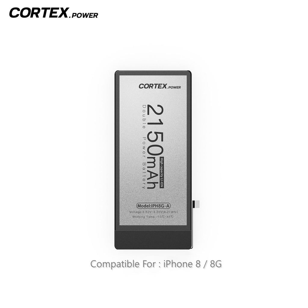 Jual CORTEX POWER - Baterai iPhone 8 / 8G Double Power IC High & Real ...