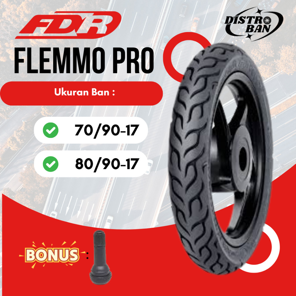 Jual Ban Motor Ring17 FDR Flemmo PRO 70/90 80/90 Tubles Revo Sonic ...