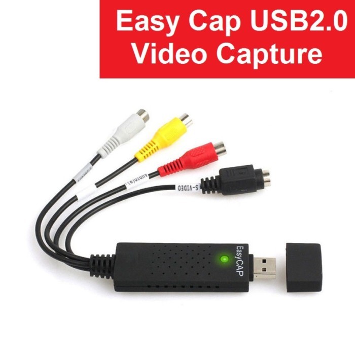 Jual EasyCap Easy Cap Video Capture USB DVD AV Capture Video Card Adapter | Shopee Indonesia