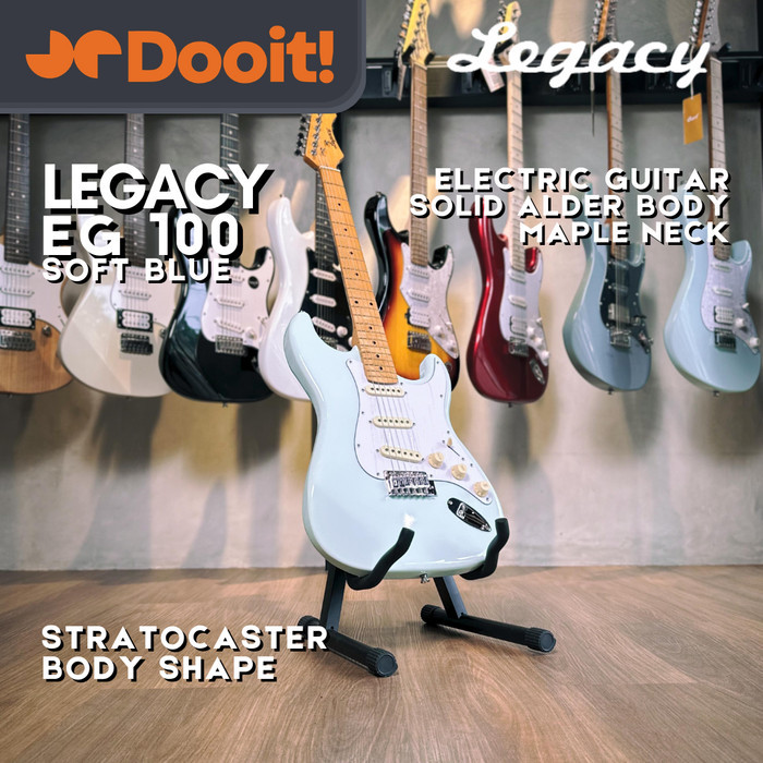 Jual Legacy electric guitar / gitar elektrik listrik EG 100 Soft Blue ...