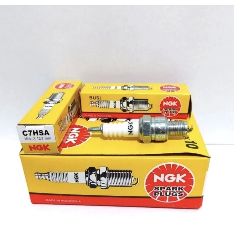 Jual BUSI NGK C7HSA GRAND SUPRA KEPALA PUTIH ANTI JAMUR PER 10PCS ...