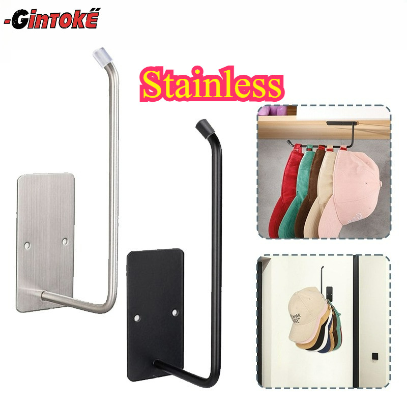 Jual Tempel Display Rak Topi/Gantungan Topi Dinding Tempel Stainless ...