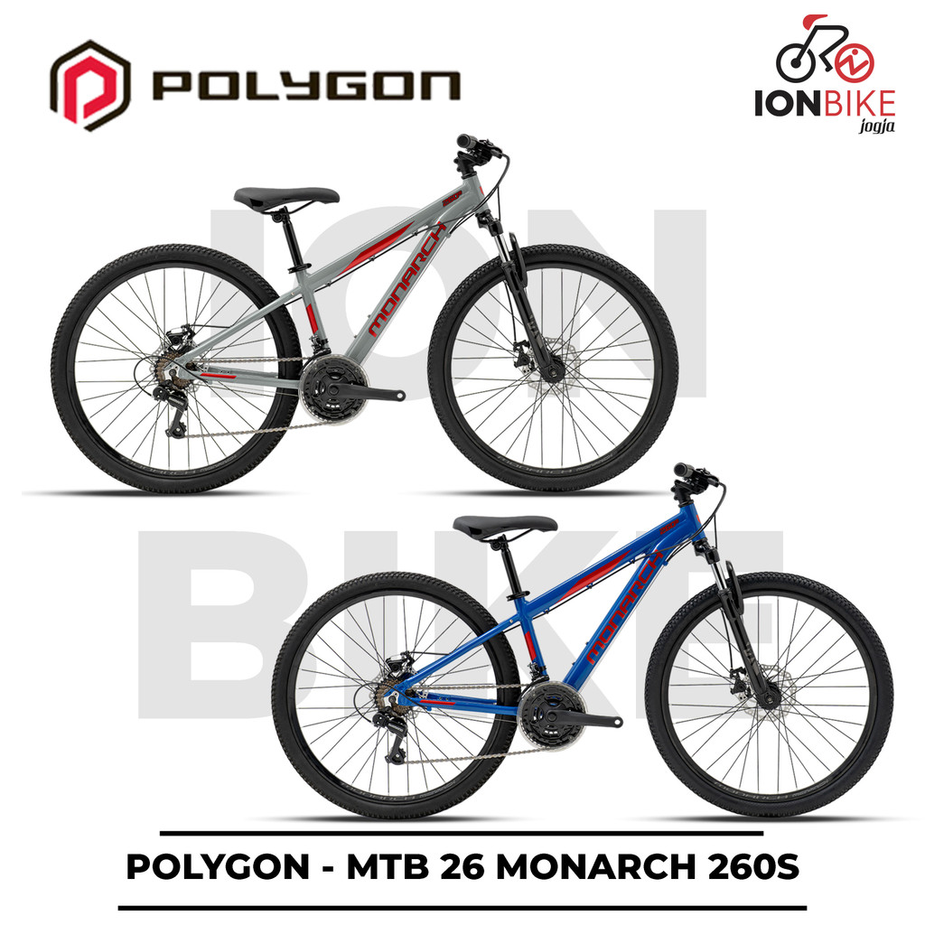Jual Sepeda MTB 26 Inch Polygon Monarch 260S Terbaru Frame Alloy Ringan ...