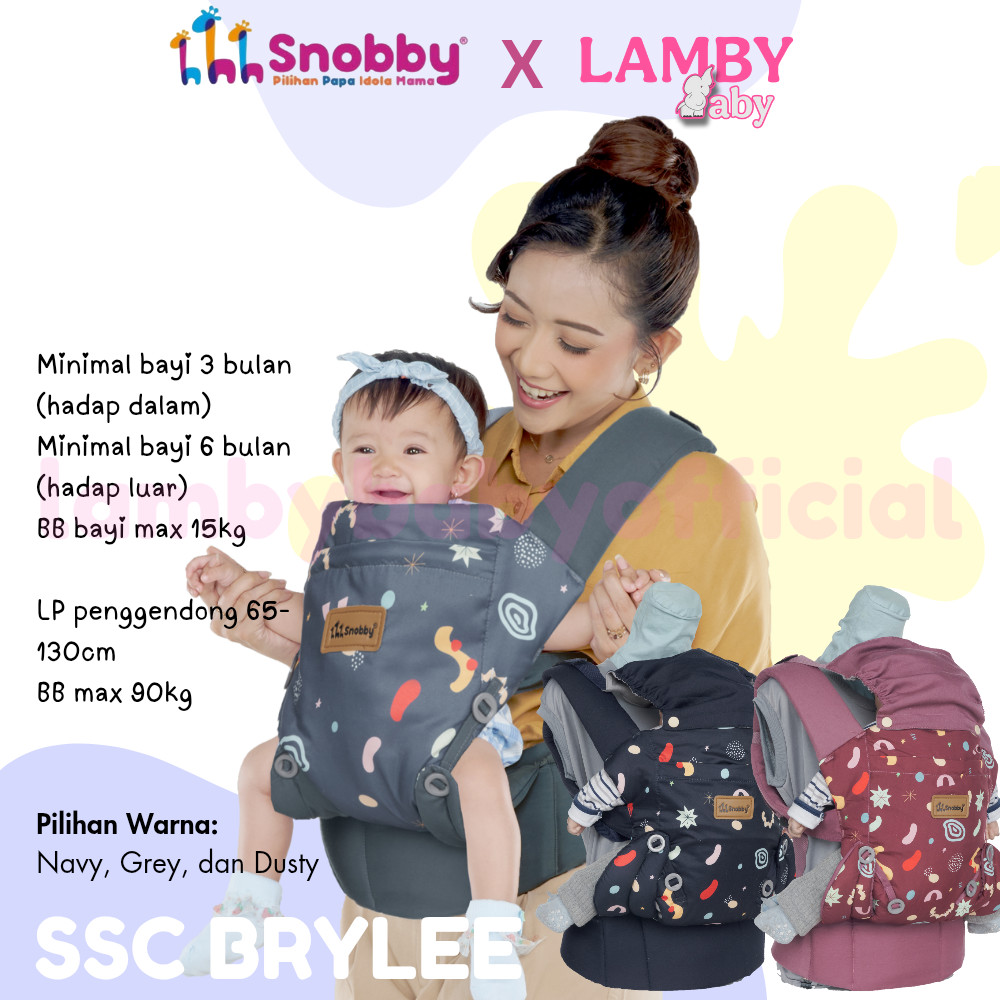 Jual Gendongan Bayi Depan Belakang M-Shape | SSC Adya & Brylee Snobby ...