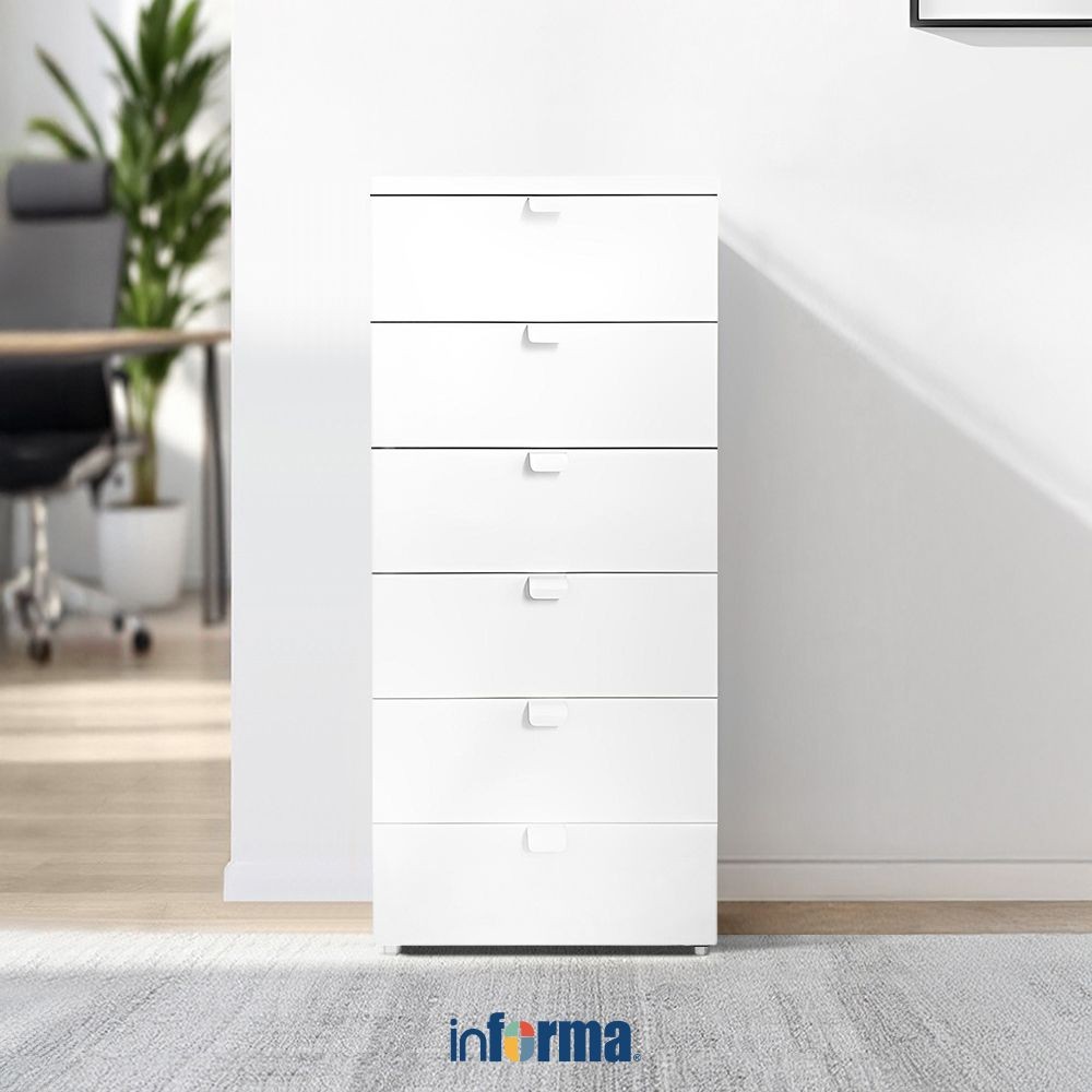 Jual Informa Norden Laci Kantor 6 Tingkat Metal - Putih Laci Kabinet ...