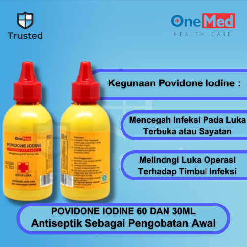 Jual Povidone Onemed 30ml Obat Luka OneMed Povidon Iodine 30 ml | Shopee Indonesia
