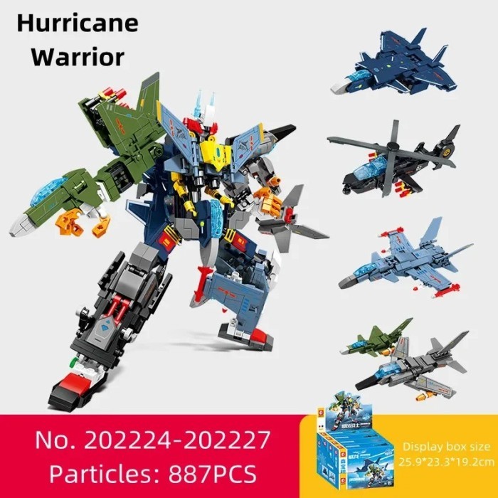 Jual C.Hyl S - DISKON OHSOME - SEMBO Hurricane Warrior Block Fighter ...