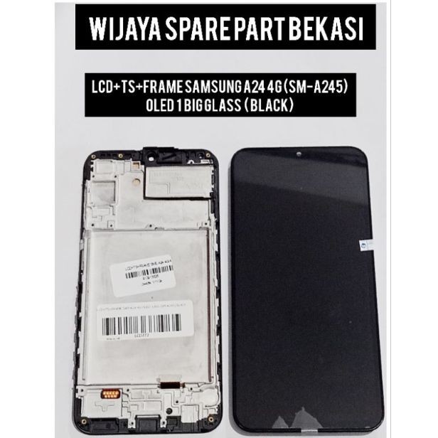 Jual LCD+TS+FRAME SAMSUNG A24 4G OLED (SM-A245) BLACK | Shopee Indonesia