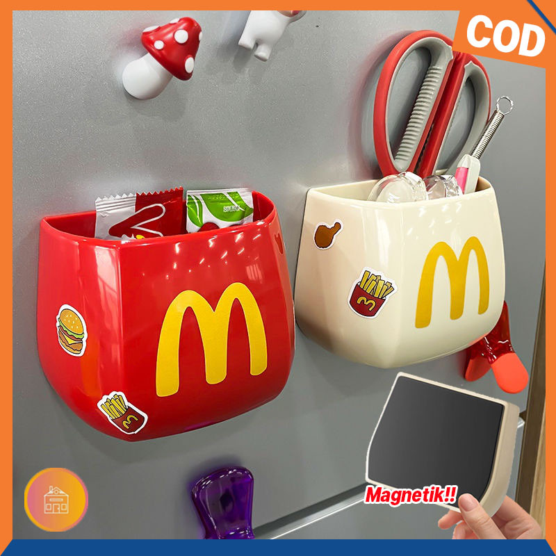 Jual Rak Tempel Magnet Kulkas Rak Serbaguna Magnet Kotak Penyimpanan ...