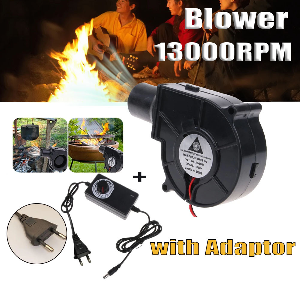 Jual Blower Mini BBQ Kipas 1 Set/Portable Blower Keong Angin Dengan ...