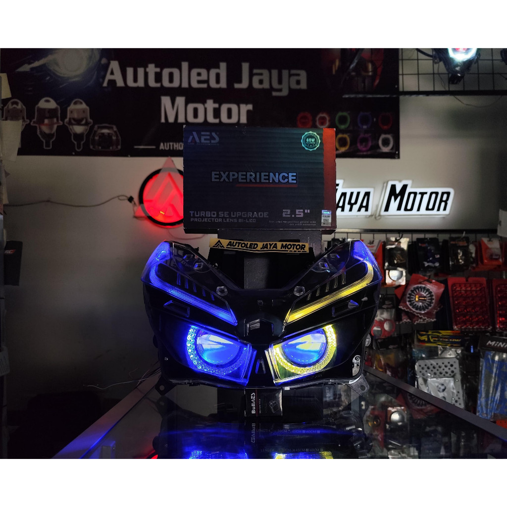 Jual BILED NEW VARIO 125 150 PROJECTOR BILED AES EXSPERIENCE 60 WATT ...