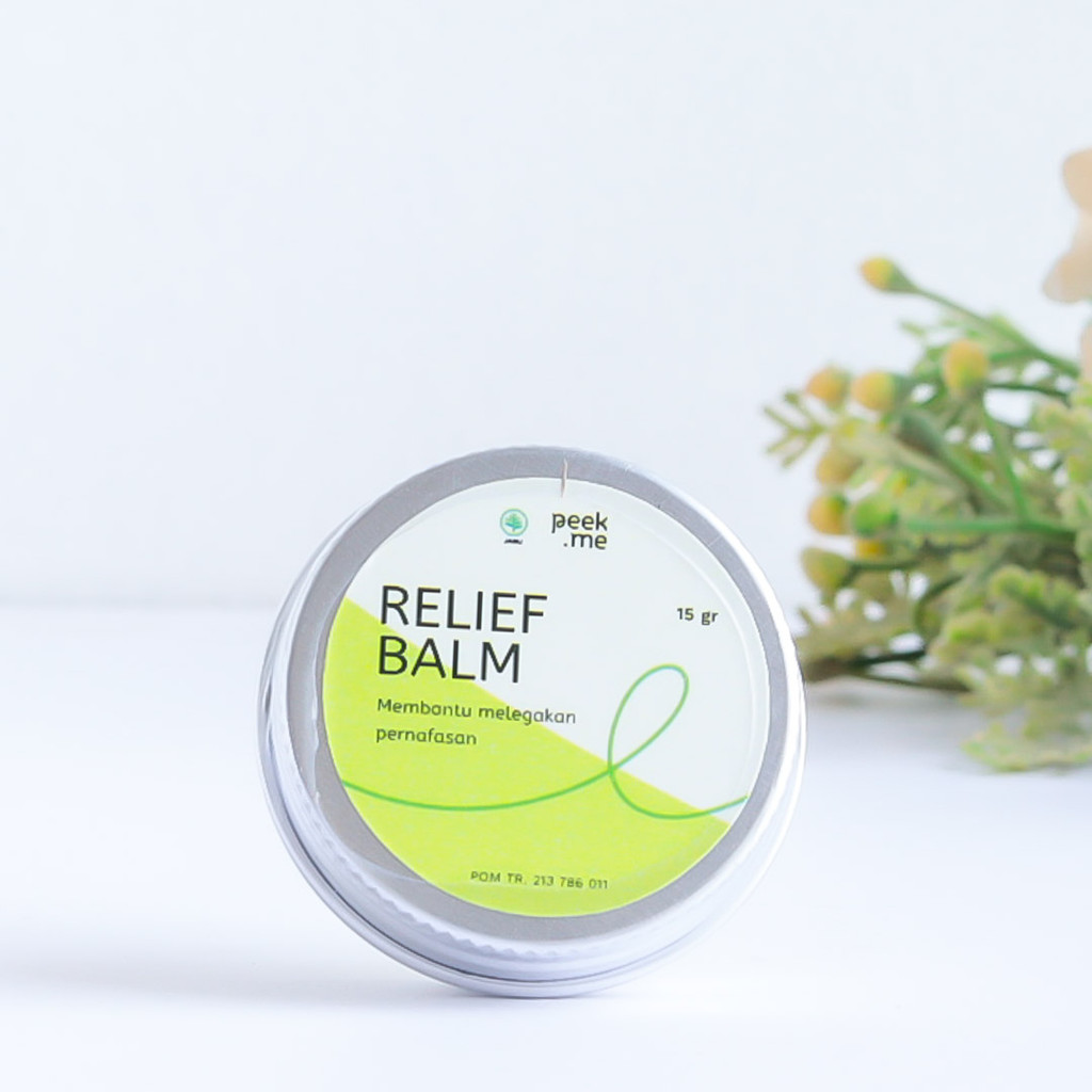 Jual Relief Balm Balsam Batuk Pilek Flu Essential Oil - Peek Me Natural ...