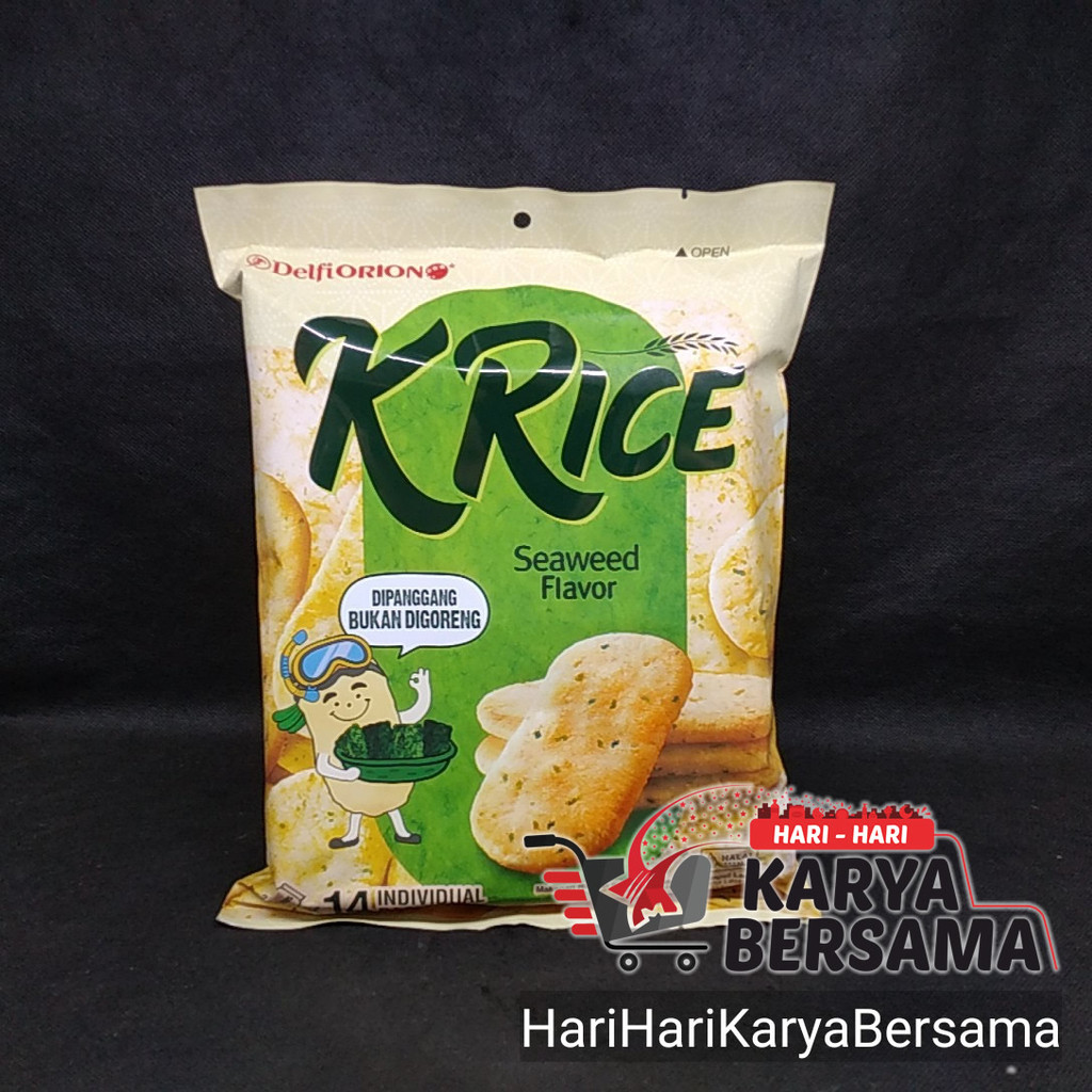 Jual MAKANAN RINGAN KRICE CRACKERS SEAWEED FLAVOR 14'S X 7.9GR | Shopee ...