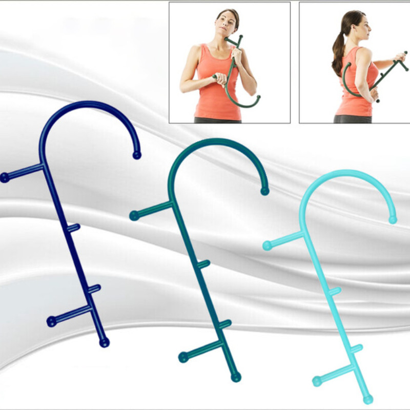 Jual 1Pc Trigger Point Self Massage Stick Hook Theracane Body Muscle ...