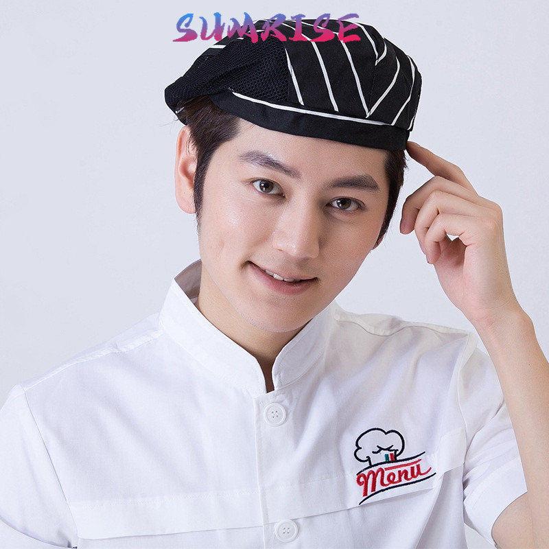 Jual Topi Koki Chef Topi Masak Topi Koki Dewasa Topi Chef Mesh Topi ...
