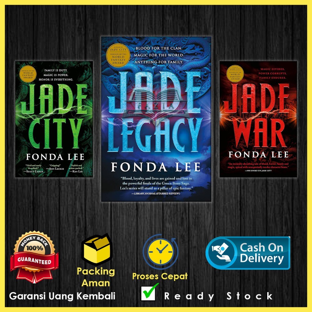 Jual Jade City | Jade War | Jade Legacy by Fonda Lee (English/Indonesia ...