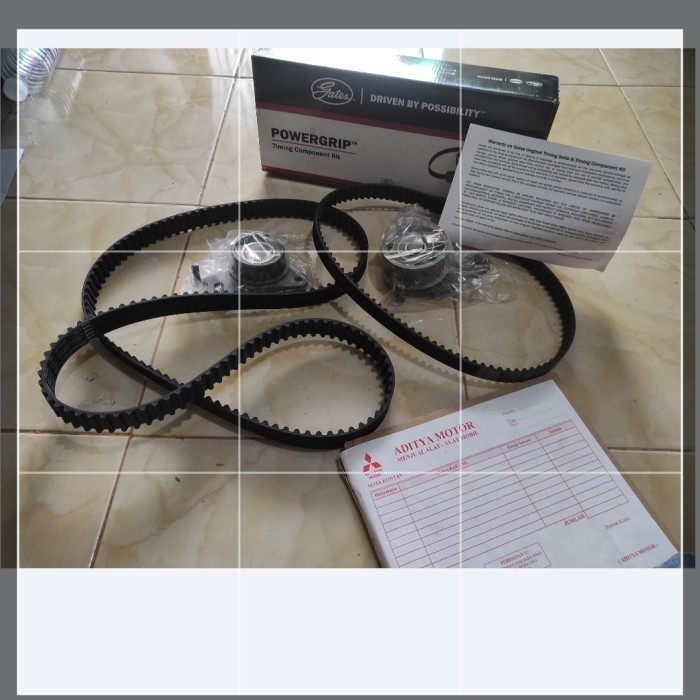 Jual timing belt set kuda L300 diesel solar L200 K74 double kabin turbo ...