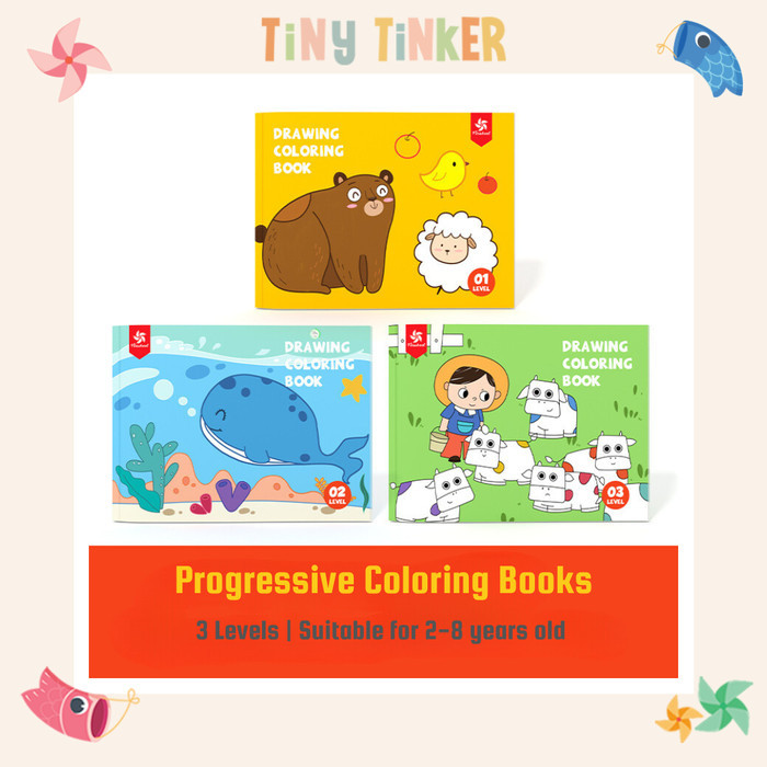 Jual Pinwheel Drawing Coloring Book Anak Balita Menggambar dan Mewarnai ...