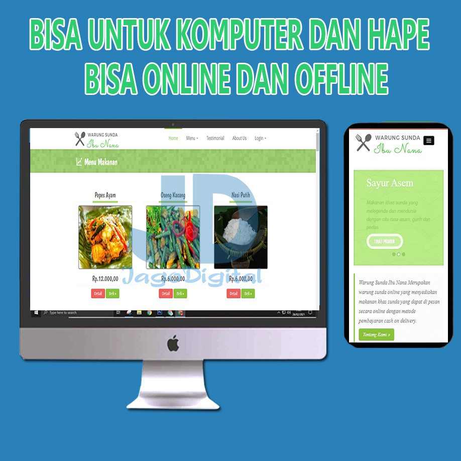 Jual Aplikasi Order Makanan Online Berbasis Website | Shopee Indonesia