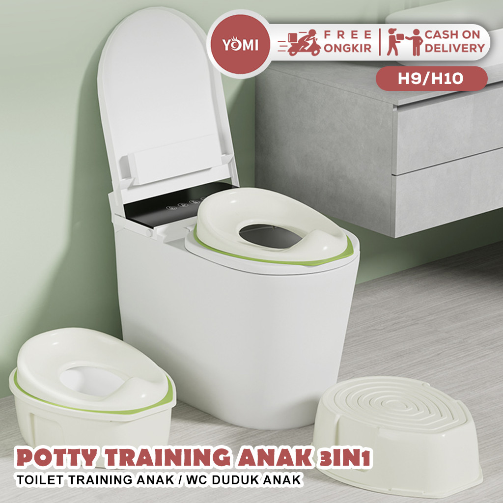 Jual YOMI potty training anak 3IN1 H09/H10/ Baby Potty Seat / Potty ...