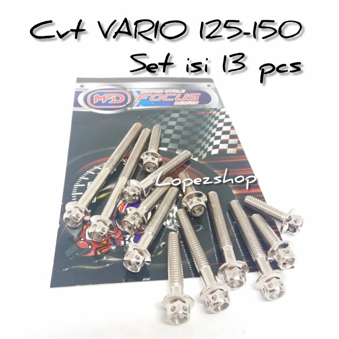 Jual BAUT CVT VARIO 125/150 CHROME BAUT PROBOLT CVT HONDA VARIO | Shopee Indonesia