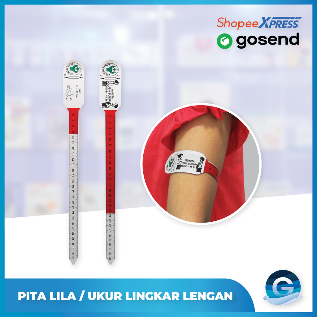 Jual Alat Ukur Lingkar Lengan Atas Ibu Hamil - Pita Lila | Shopee Indonesia