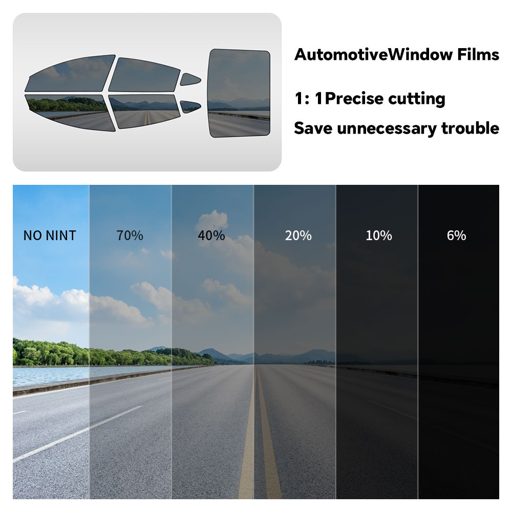 Jual TPU Pre-Cut Car Window Privacy Tint Film For Tesla Model 3 2020 ...